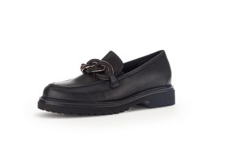 Gabor Damen Slipper, Frauen Slip On,schluepfschuhe,College Schuhe,Businessschuhe,Slip-ons,Mokassins,Halbschuhe,schwarz(Uni+Blush),37.5 EU / 4.5 UK