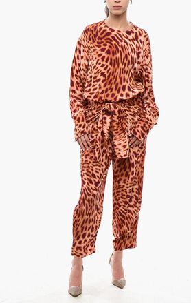Stella McCartney Lang&auml;rmeliger Jumpsuit ALL IN ONE aus bedruckter Seide Stella McCartney