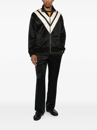 Valentino Elasticated Drawstring Track Pants - Black