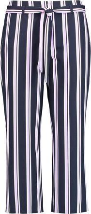Gerry Weber Edition Damen 822089-67896 Hose, Mehrfarbig (Flieder/Marine/Wei&szlig; 3111), W44(Herstellergr&ouml;&szlig;e: 44R)