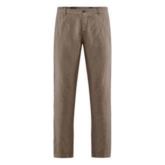 Bomboogie Homme, Pantalons, Beige, Taille: W29 Pantalon de jogging en lin