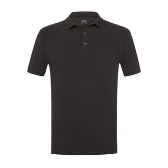 Fedeli Kurz&auml;rmeliges Poloshirt - - Tops - Herren - Grau - L