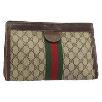 Gucci Pre-owned Vintage Plastic Clutch - - Pre-owned - Damen - Beige - ONE SIZE