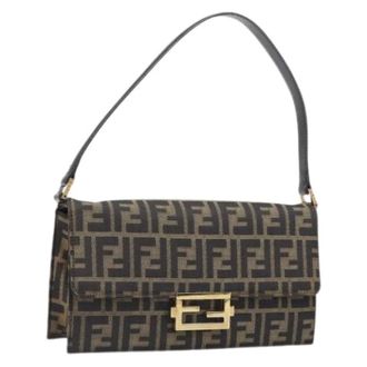 Fendi Pre-owned Vintage Zucca Shoulder Bag - Femme - Pre-owned - Brun - Taille: ONE Size