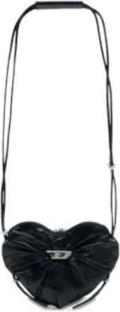 Diesel Femme, Sacs, Noir, Taille: ONE Size Scrunch-D Heart Shoulder Bag