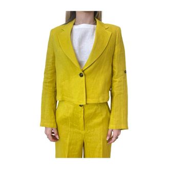 Marella Femme, Vestes, Jaune, Taille: 46 FR Veste Emme