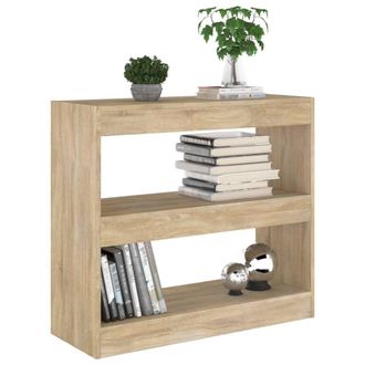 Generic B&uuml;cherschrank, Modernes B&uuml;cherregal mit 2 Ebenen und Offenem Regal, Kompakter Aufbewahrungsorganisator f&uuml;r Wohnzimmer, Heimb&uuml;ro und Schlafzimmer (Sono