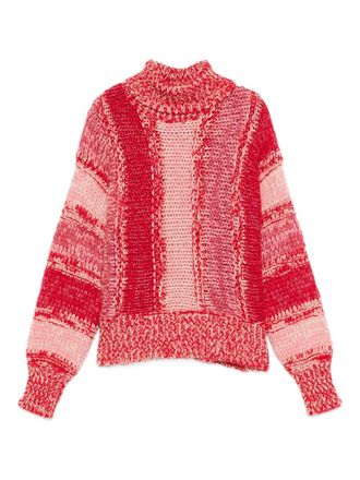 Roberto Collina Gestreifter Pullover - F4638 RED
