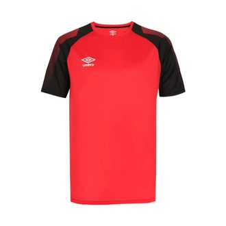 Umbro Homme, Tops, Rouge, Taille: XS Polyester Teamwear T-shirt