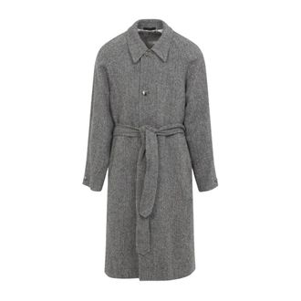 Paul Smith G&uuml;rtelmantel - - Coats - Herren - Grau - L