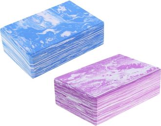 Pretyzoom 2 St&uuml;ck EVA Yogabl&ouml;cke Tarnfarben 23X15X7,5cm Rutschfest Fitness Bl&ouml;cke f&uuml;r Yoga Anf&auml;nger Pilates Stretching