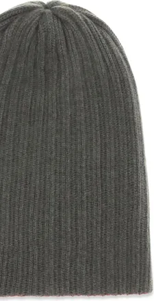 Baziszt BZFW26HA02393 Cashmere Ribbed Beanie - Burgundy