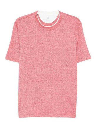 Brunello Cucinelli T-Shirt - Rouge