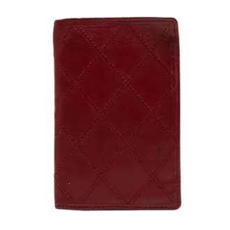 Chanel Pre-owned Leder Portemonnaies - - Pre-owned - Damen - Rot - ONE SIZE