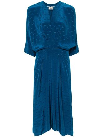 Zadig&Voltaire Ritany Midikleid aus Seide - Blau
