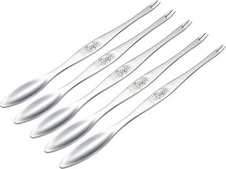 TOPBATHY 5st&uuml;cke Edelstahl Krabben Gabeln Set Meeresfr&uuml;chte Werkzeugset Inklusive Krabben&ouml;ffner Und Sch&auml;lwerkzeug F&uuml;r Einfache Zubereitung Von Meeresfr&uuml;chten