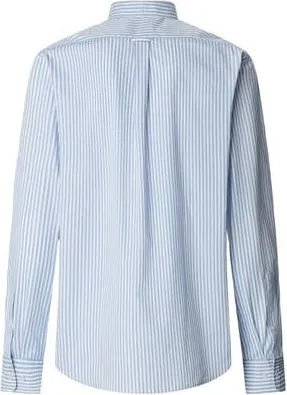 Fa&ccedil;onnable Chemise col am&eacute;ricain &agrave; rayures en coton