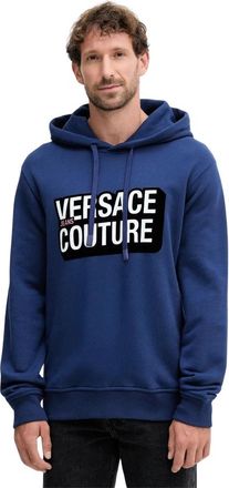 Versace Jeans Couture Herren, Sweatshirts & Hoodies, Blau, LGr&ouml;&szlig;e