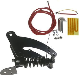 Generic Rollerzubehör, Hinterer Stoßdämpfer, Kompatibel mit M365, PRO1, PRO2, Verbessert den Fahrkomfort, Langlebige Stahlkonstruktion (kompatibel mit PRO1 PR