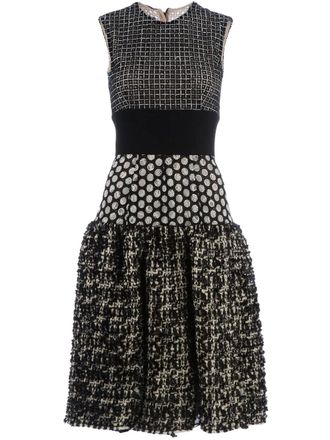 Giambattista Valli panel dress - Schwarz