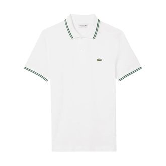 Lacoste Homme, Tops, Blanc, Taille: 2XL Polo L.12.12 Coupe Droite D&eacute;tails Contrast&eacute;s