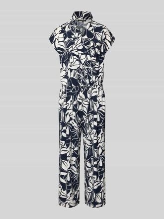 Betty Barclay Jumpsuit mit Schalkragen und Kapp&auml;rmeln