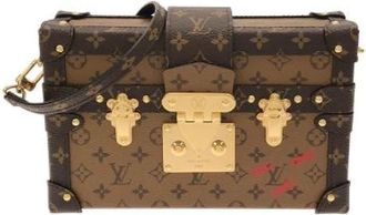 Louis Vuitton Pre-owned Petite Malle Monogram Reverse Sac bandouli&egrave;re - Femme - Pre-owned - Brun - Taille: ONE Size