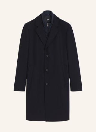 HUGO BOSS Mantel H-Jared-Bib-264 Regular Fit blau
