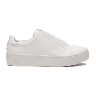 Kazar Wei&szlig;e Sneakers mit abgedeckten Schn&uuml;rgriffen - - Shoes - Damen - Wei&szlig; - 38 EU