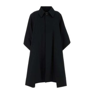 Maison Margiela Oversize-&Uuml;bermantel - - Coats - Damen - Schwarzk - XS