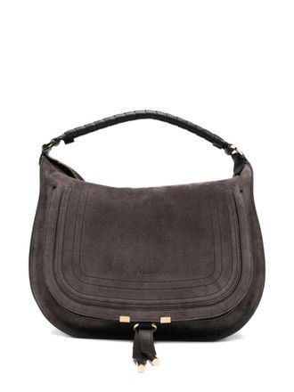 Chlo&eacute; Marcie Sac Hobo en cuir su&eacute;d&eacute;