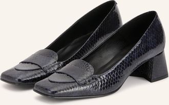 Zinda Lack-Pumps Elba blau