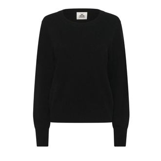 Karen by Simonsen Rundhals-Strickware - - Knitwear - Damen - Schwarzk - XS