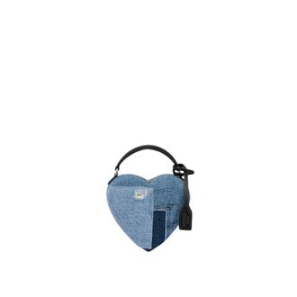 Moschino Femme, Sacs, Bleu, Taille: ONE Size Love Me mini handbag