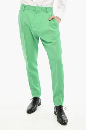 Dsquared2 Virgin Wool Single Pleated Pants Gr&ouml;&szlig;e 46