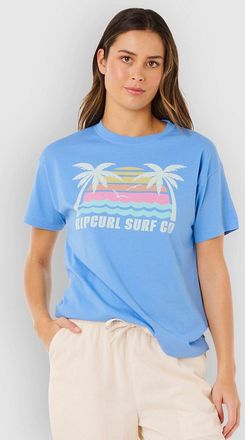 Rip Curl Malibu Relaxed T-Shirt cornflower blue