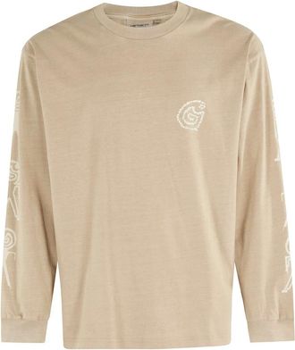 Carhartt Work in Progress Homme, Tops, Brun, Taille: M Terrestrial T-Shirt