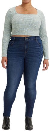 Levi's Damen Plus Size 720 High Rise Super Skinny Jeans, Love Song Dark, 24 S