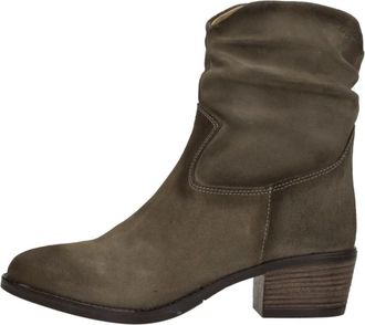 Aqa Aqa, Femme, Chaussures, Brun, Taille: 37 EU Enkellaarsjes Hak