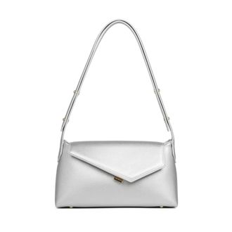 Lancaster Klappen Crossbody Tasche Zo&eacute; 2.0 Silber - - Bags - Damen - Grau - ONE SIZE