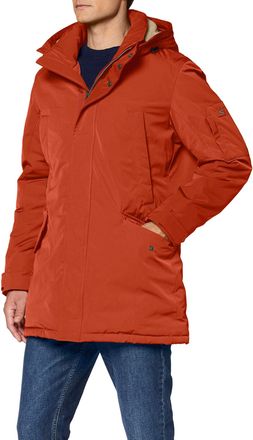 Camel Active Herren Winterjacke Winterparka Teflonbeschichtet Wetterfest Red 48
