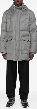 PESERICO Womens Hooded Quilted Coat Aw25 M
