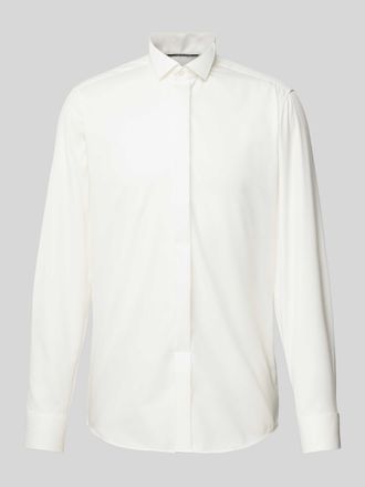 Eterna Slim Fit Smokinghemd mit Kl&auml;ppchenkragen