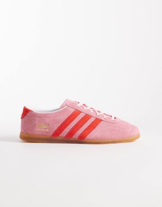 adidas Originals Gazelle Lo Pro - Baskets - Rose clair et rouge