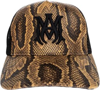 Amiri MA Snake Trucker Hat - - Accessories - Herren - Braun - ONE SIZE