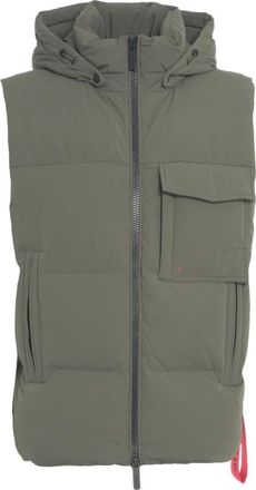 Afterlabel Homme, Vestes, Vert, Taille: XL Gilet Matelassé Vert Aw25