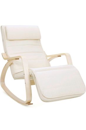 Boxxx Relaxsessel, Beige, Holz, Textil, Birke, vollmassiv, 91x55x115 cm, Relaxfunktion, Wohnzimmer, Sessel, Relaxsessel