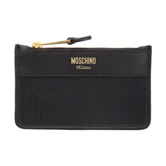Moschino Femme, Accessoires, Noir, Taille: ONE Size Logo Mini Wallet