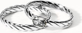 Purelei Volcano Ring Set Wei&szlig;