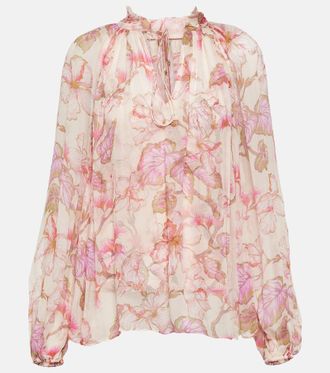 Zimmermann Blouse Matchmaker Billow &agrave; fleurs